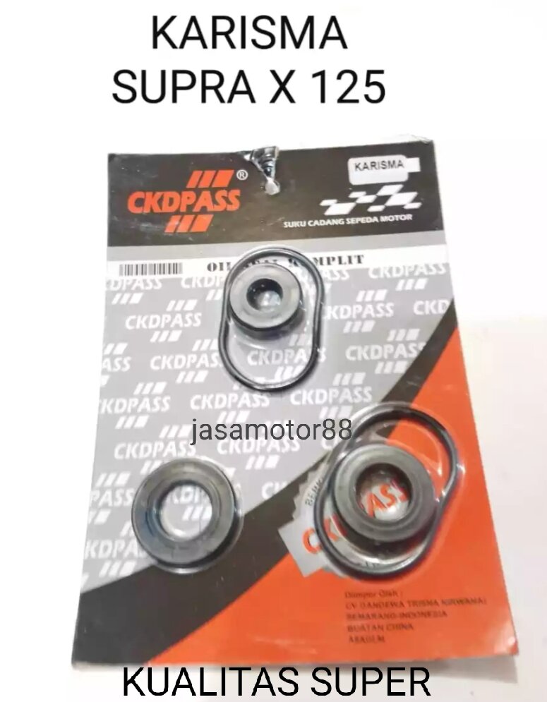 SEAL SIL KOMPLET SUPRA X 125 KARISMA KULITAS SUPER | Lazada Indonesia