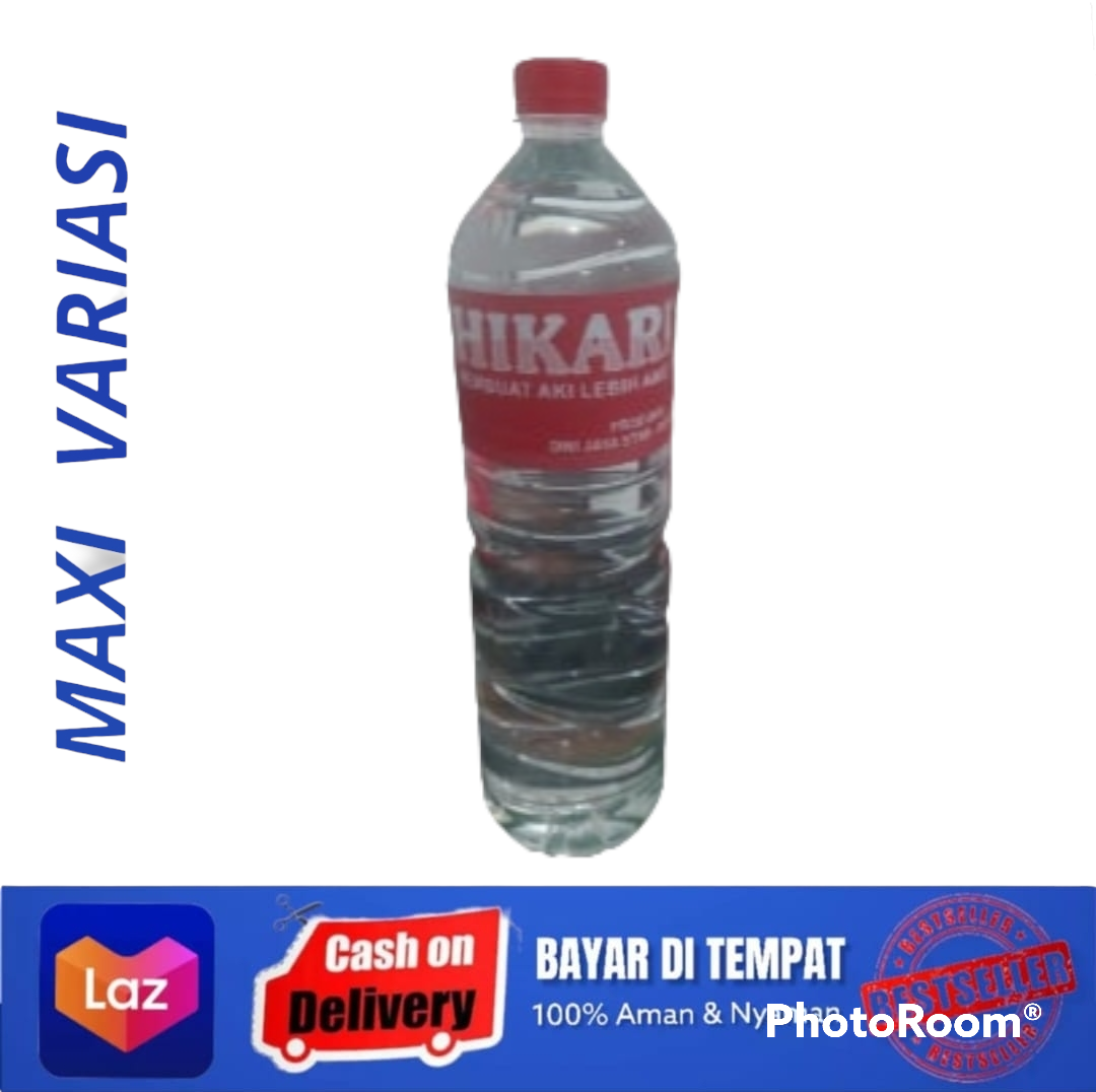 Air Accu Zuur Hikari Kualitas Terbaik 1500 ML 1.5 L Air Aki Baru ...