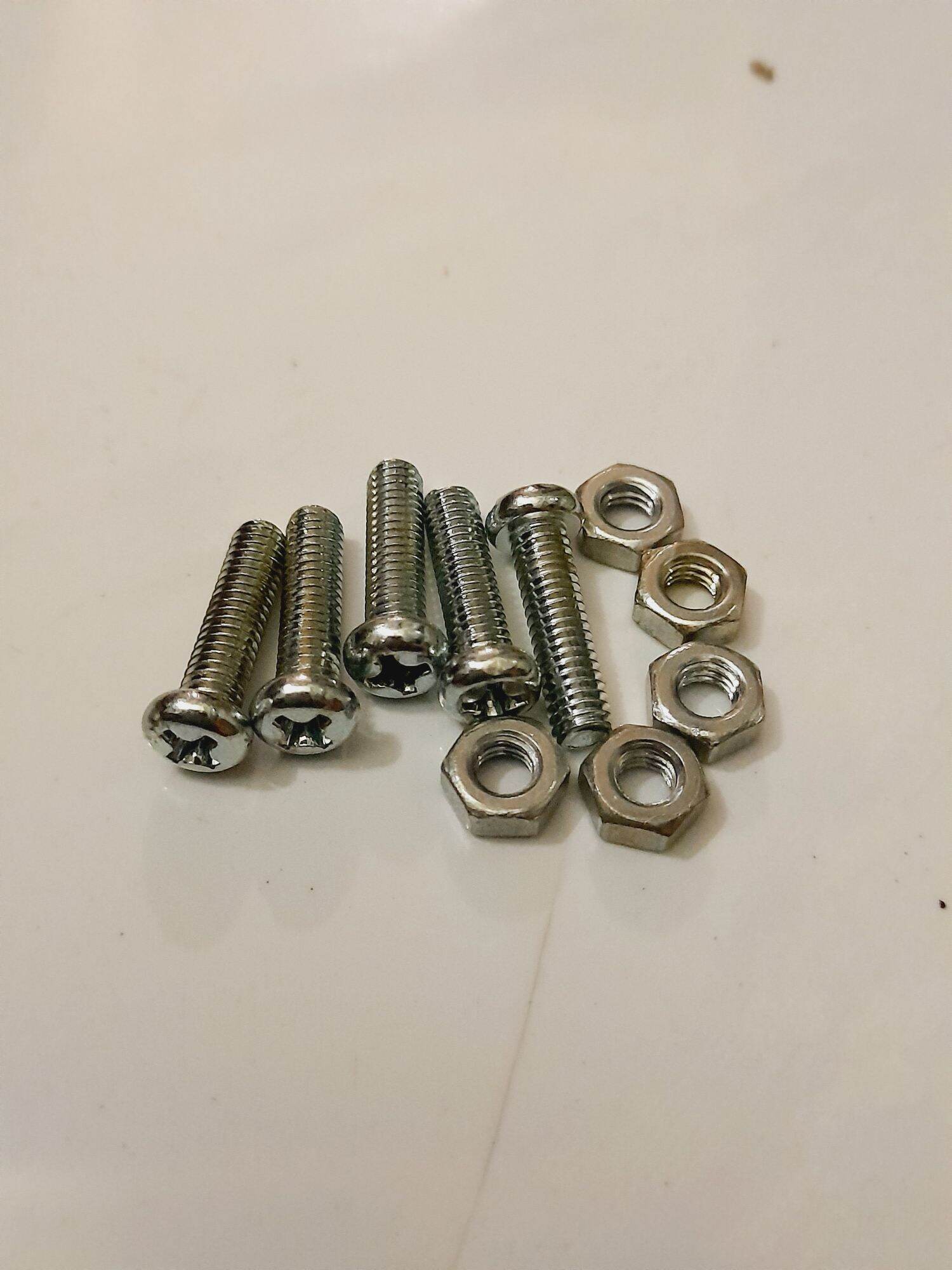 PAKET 50 PCS MUR DAN BAUT JP M4×20,M4×25,M4×30,M4×50,M4×55,M4×60,WARNA ...