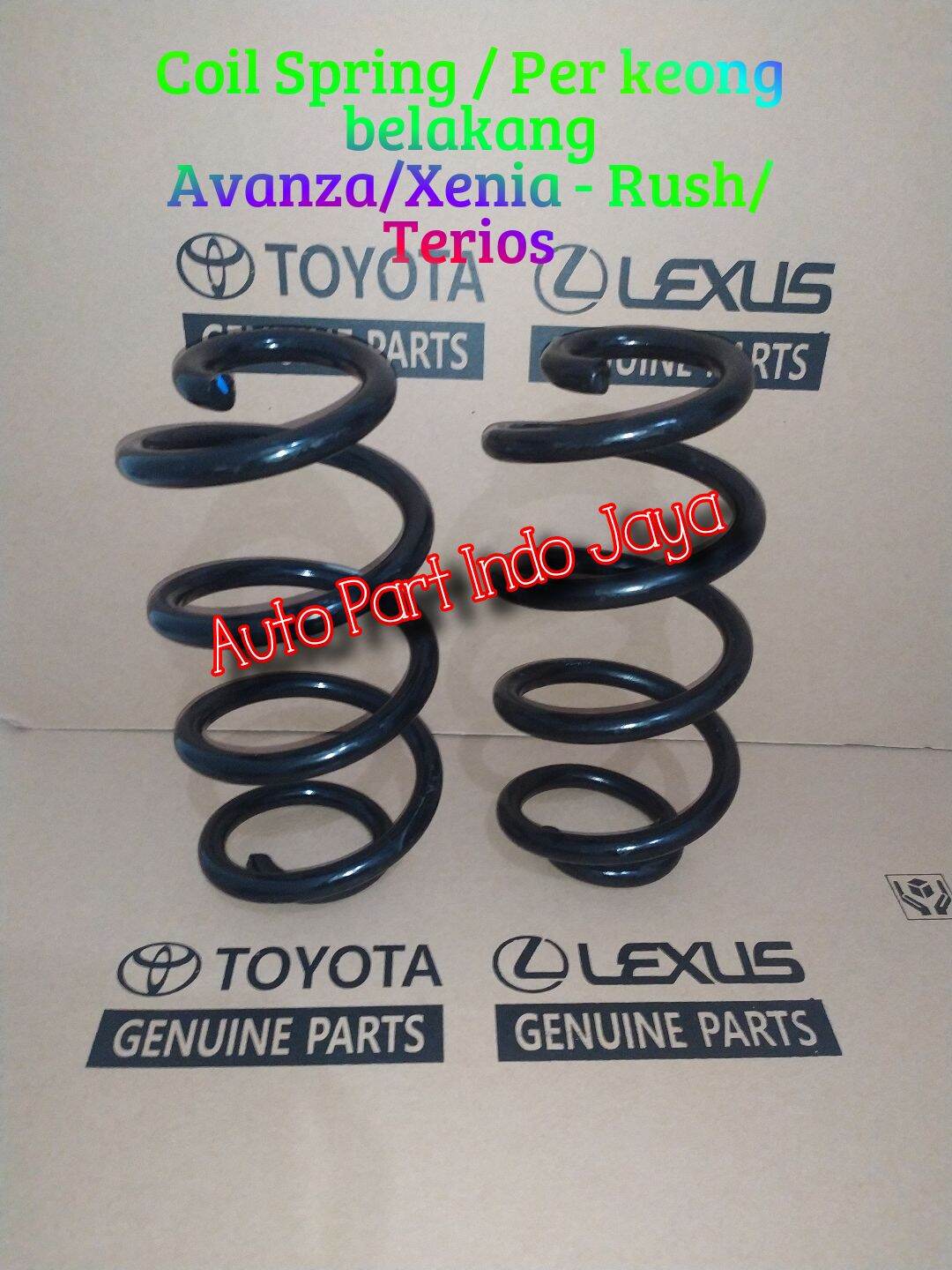 coil spring - per keong belakang AVANZA XENIA RUSH TERIOS belakang ...