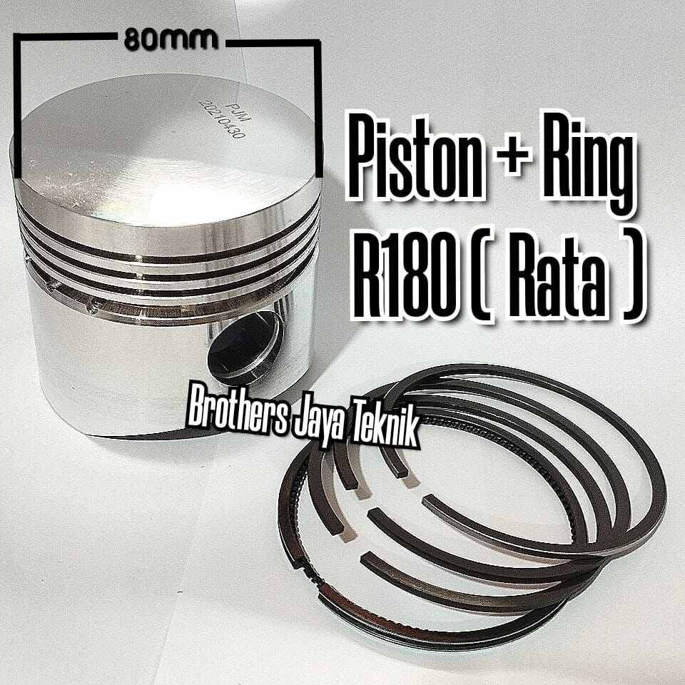 R180 Piston Seher Plus Ring Mesin Diesel Dongfeng Daito Tian li Model ...