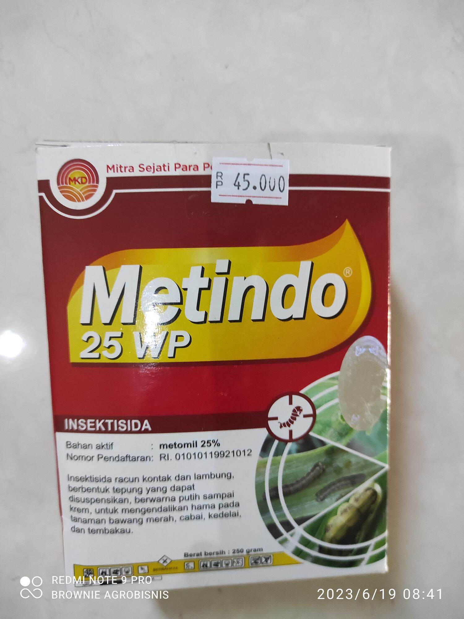 Insektisida Metindo 25 WP 250 gram | Lazada Indonesia