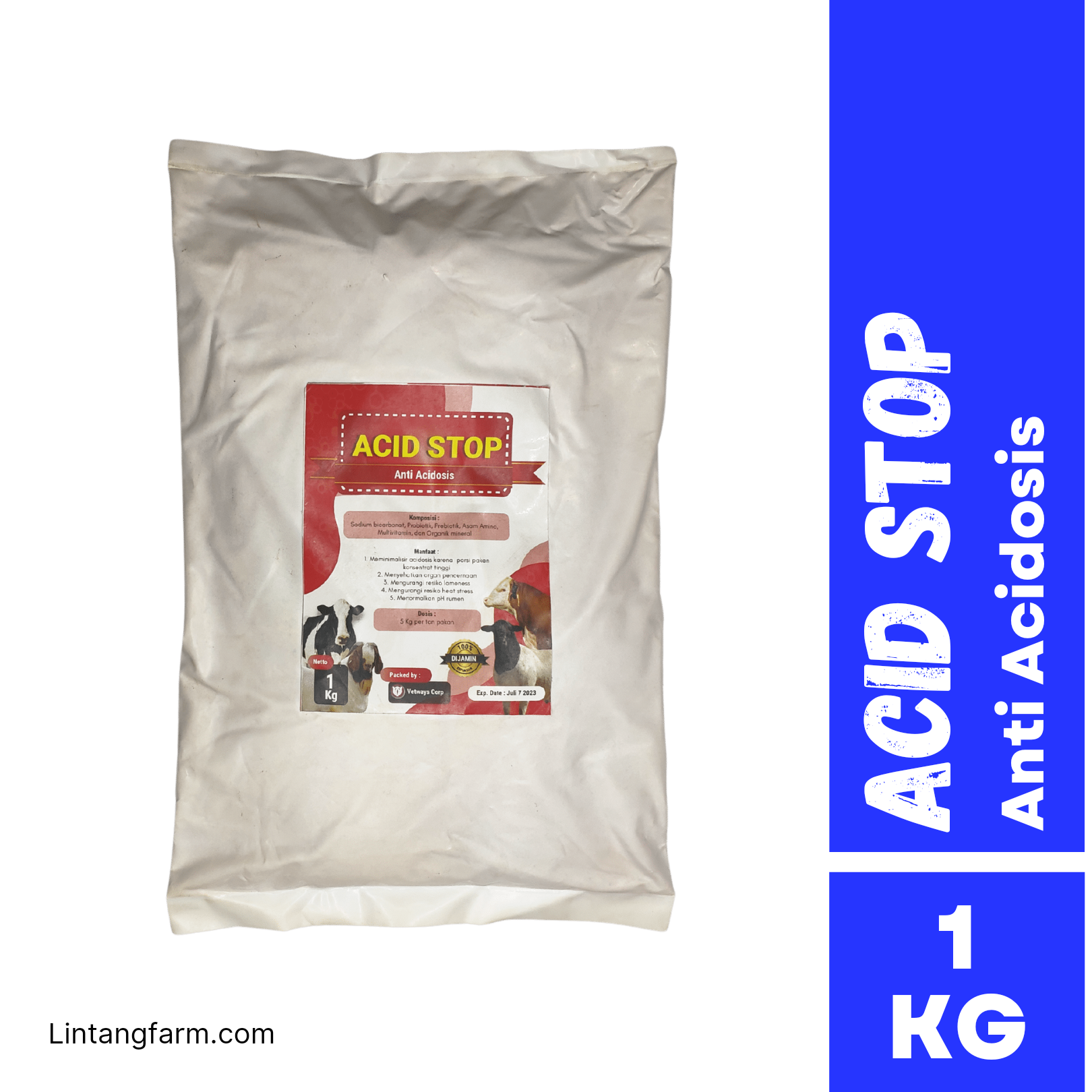 Acid Stop Obat Acidosis - Obat Kaki Pincang Pada Sapi - Obat Ternak ...