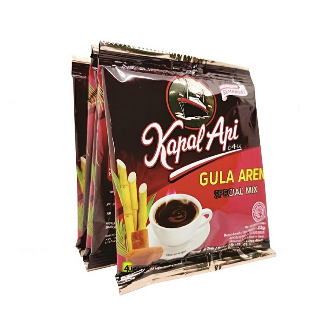 KOPI KAPAL API GULA AREN KEMASAN POUCH ISI 10 SACHET | Lazada Indonesia