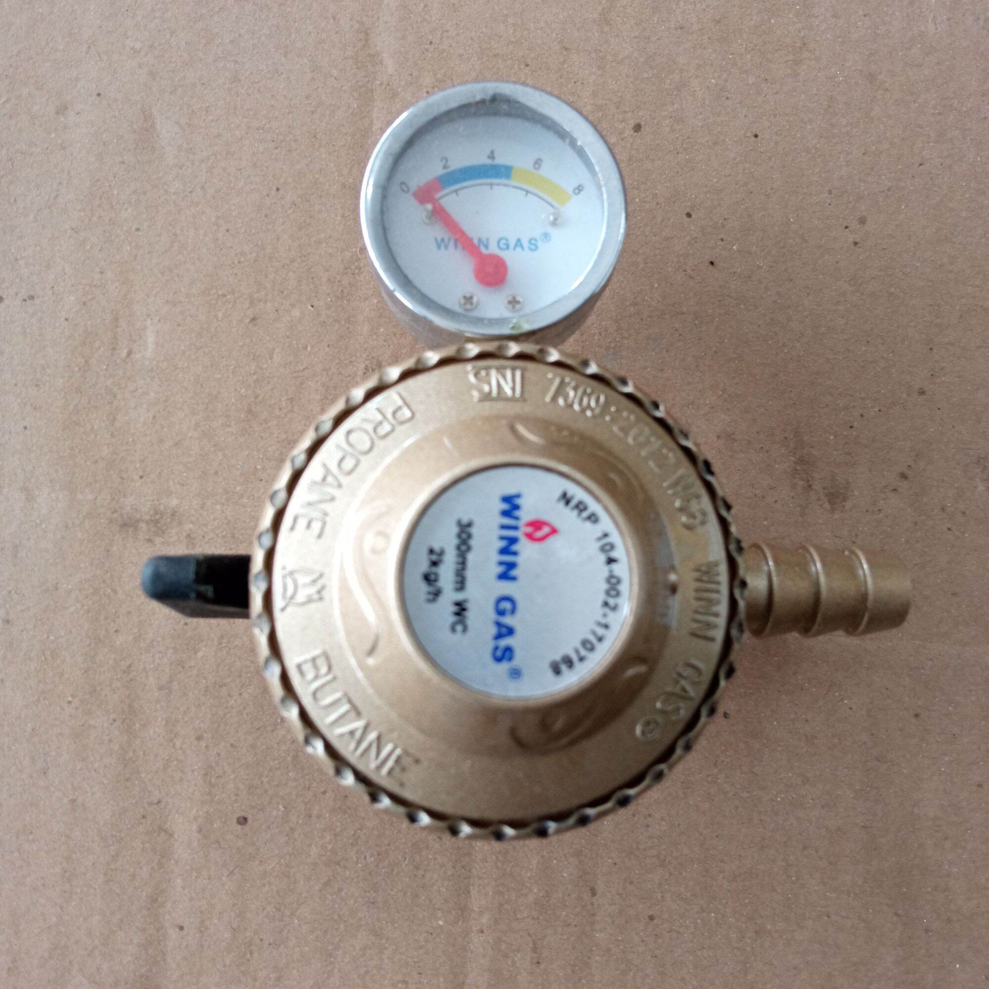 Kepala Regulator Gas win gas plus Meter / Regulator plus Meter ...