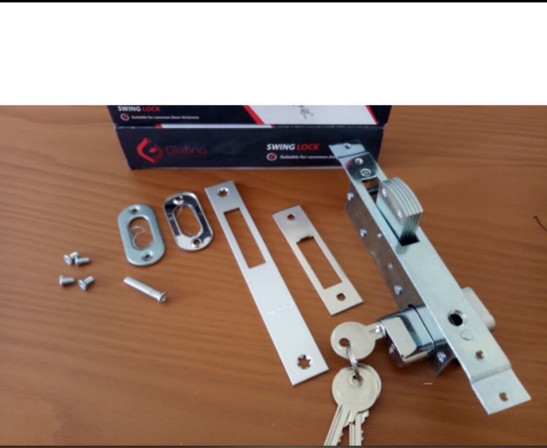 Door lock kunci pintu alumunium swing/ DOOR LOCK SWING LOCKCASE/ kunci ...