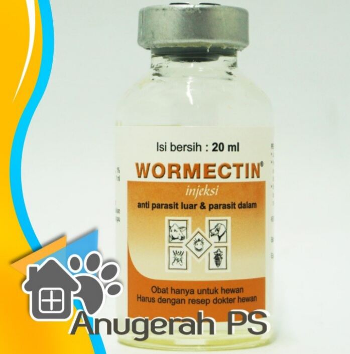 WORMECTIN injeksi 20 ml / obat scabies kutu caplax cacing | Lazada ...