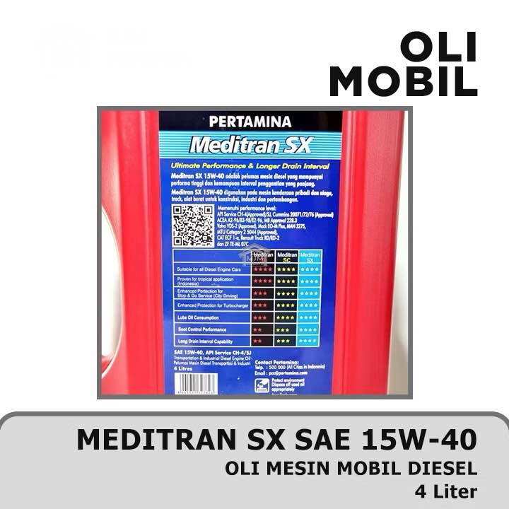 Sedus isi 6 galon OLI PERTAMINA DIESEL MEDITRAN SX SAE 15W-40 KEMASAN ...