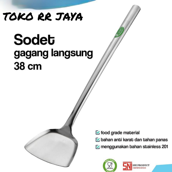 SPATULA JUMBO/ SUTIL STAINLESS BESAR/ KODEK BESI TEBAL | Lazada Indonesia