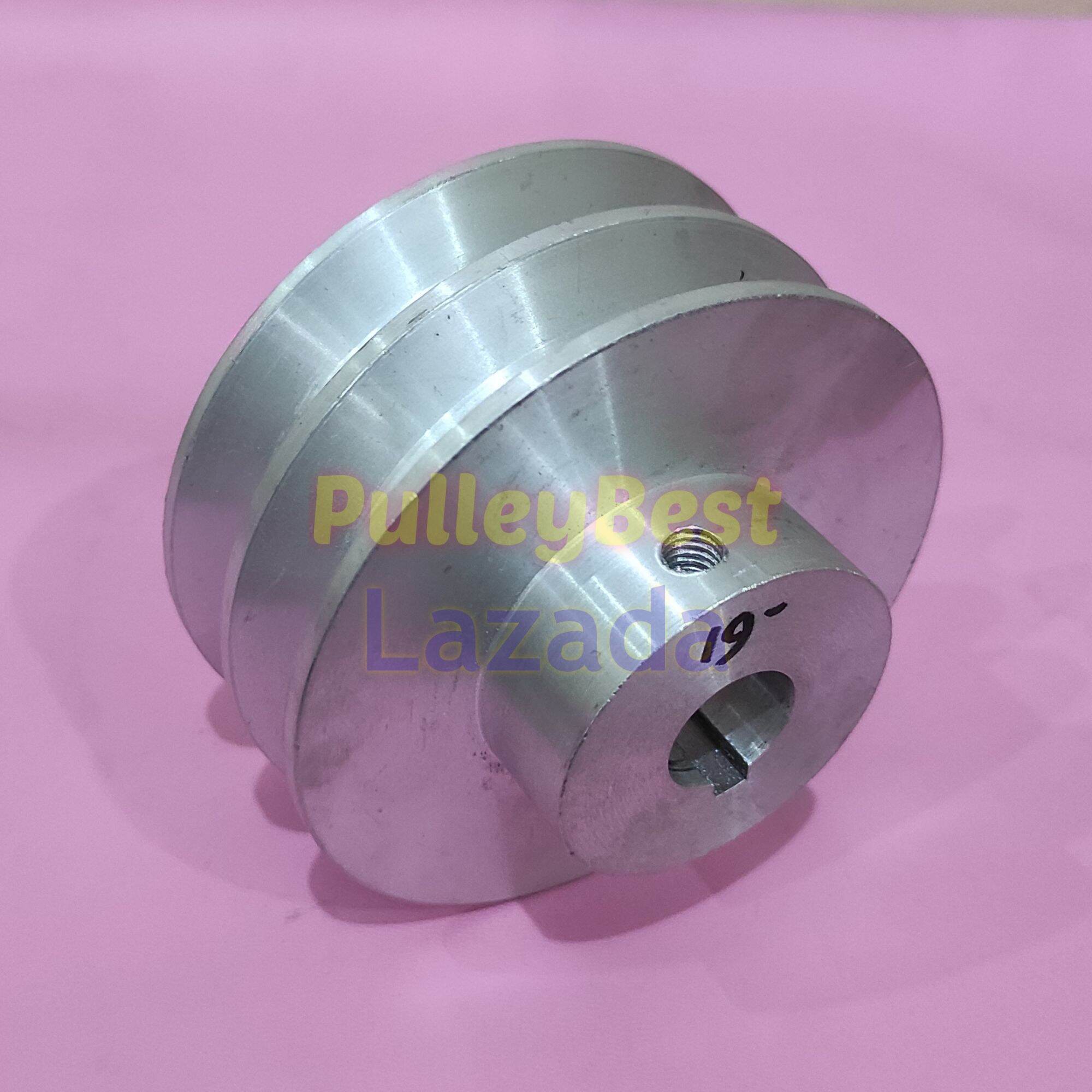 Pulley pully 4 inch as 19 mm jalur A2 - poly pully alumunium | Lazada ...