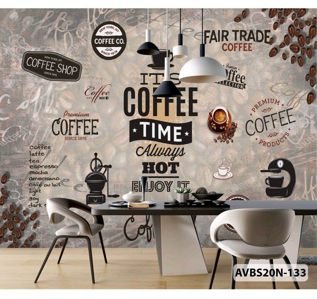WALLPAPER MURAH CAFFE SHOP - WALLPAPER KEDAI KOPI - WALLPAPER CUSTOM ...