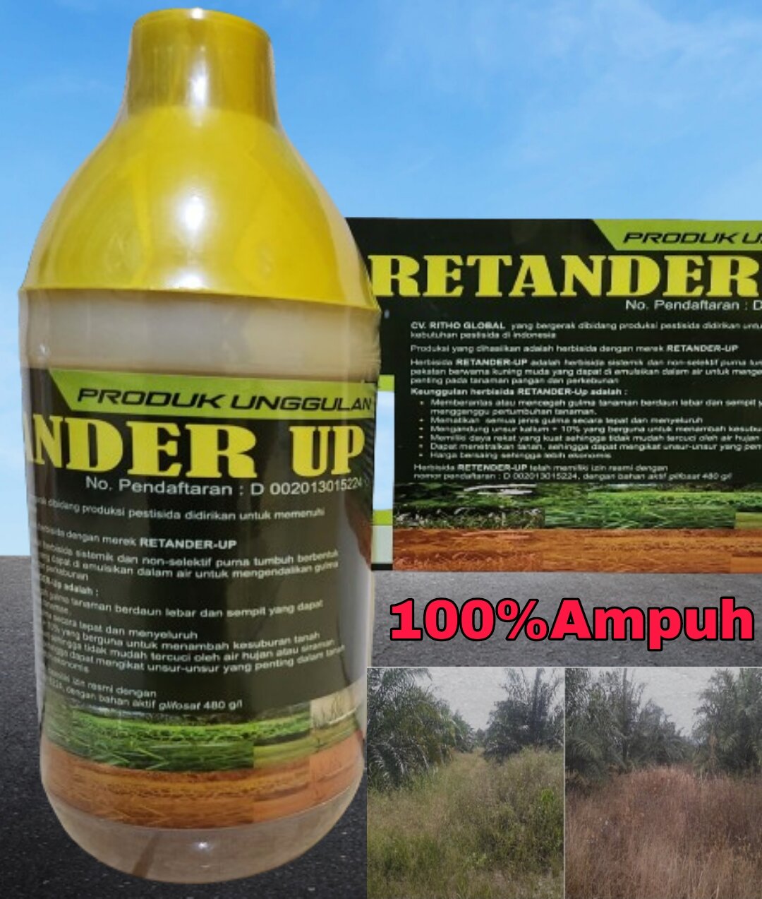 HERBISIDA SISTEMIK RETANDER UP Kadar 480sl 1LITER | Lazada Indonesia