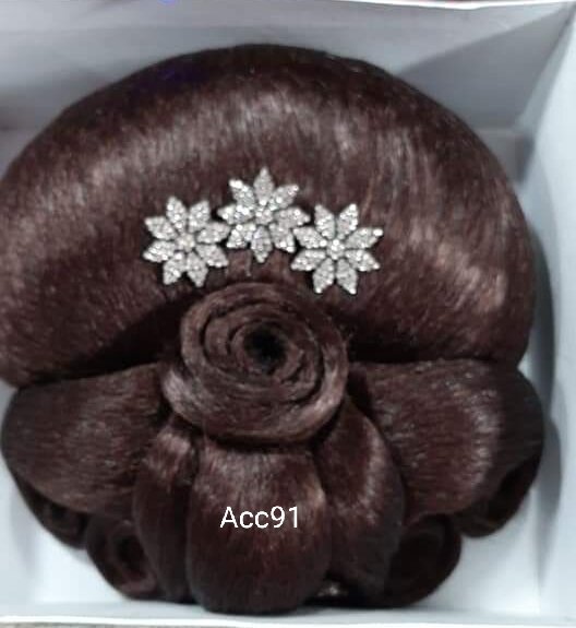 konde modern FBD 03 mini warna dan tusuk konde kembang 3 warna siver ...