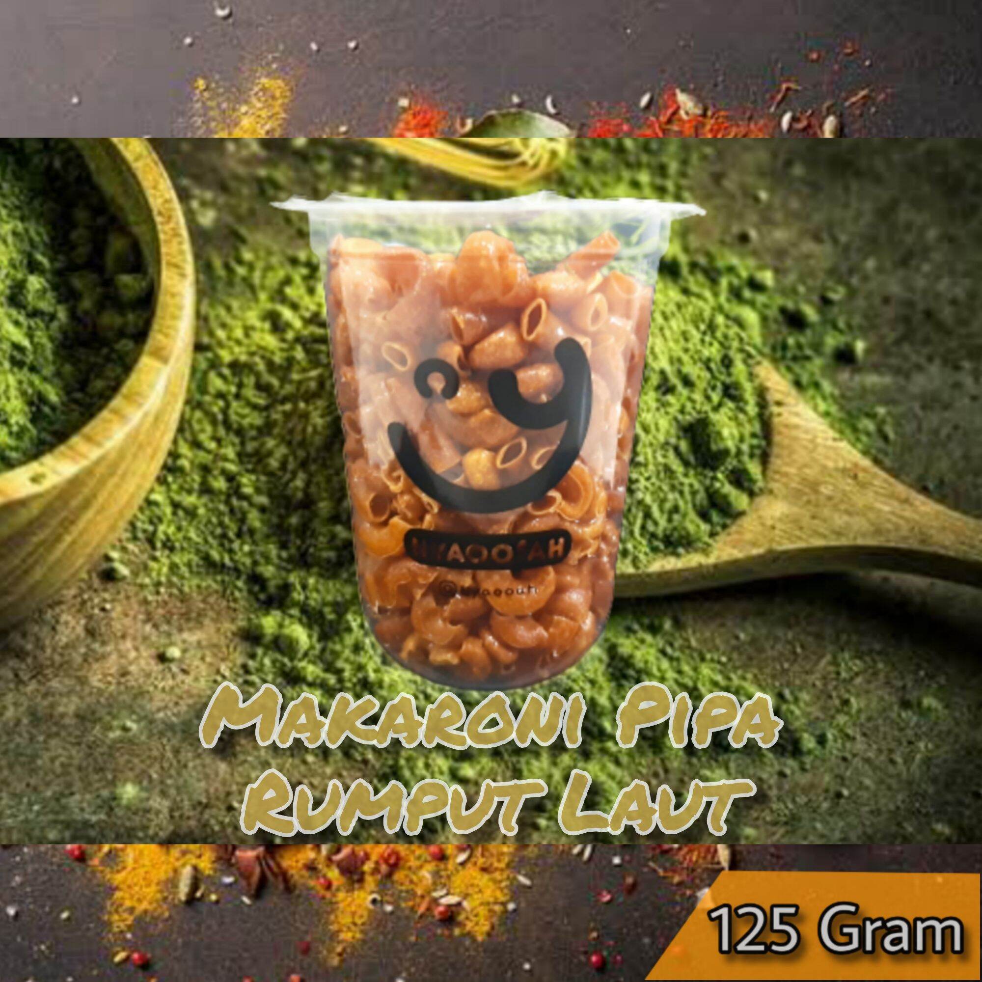 Makaroni Goreng Pipa Kriuk Renyah Nyaooah Rasa Rumput Laut 125 Gram ...