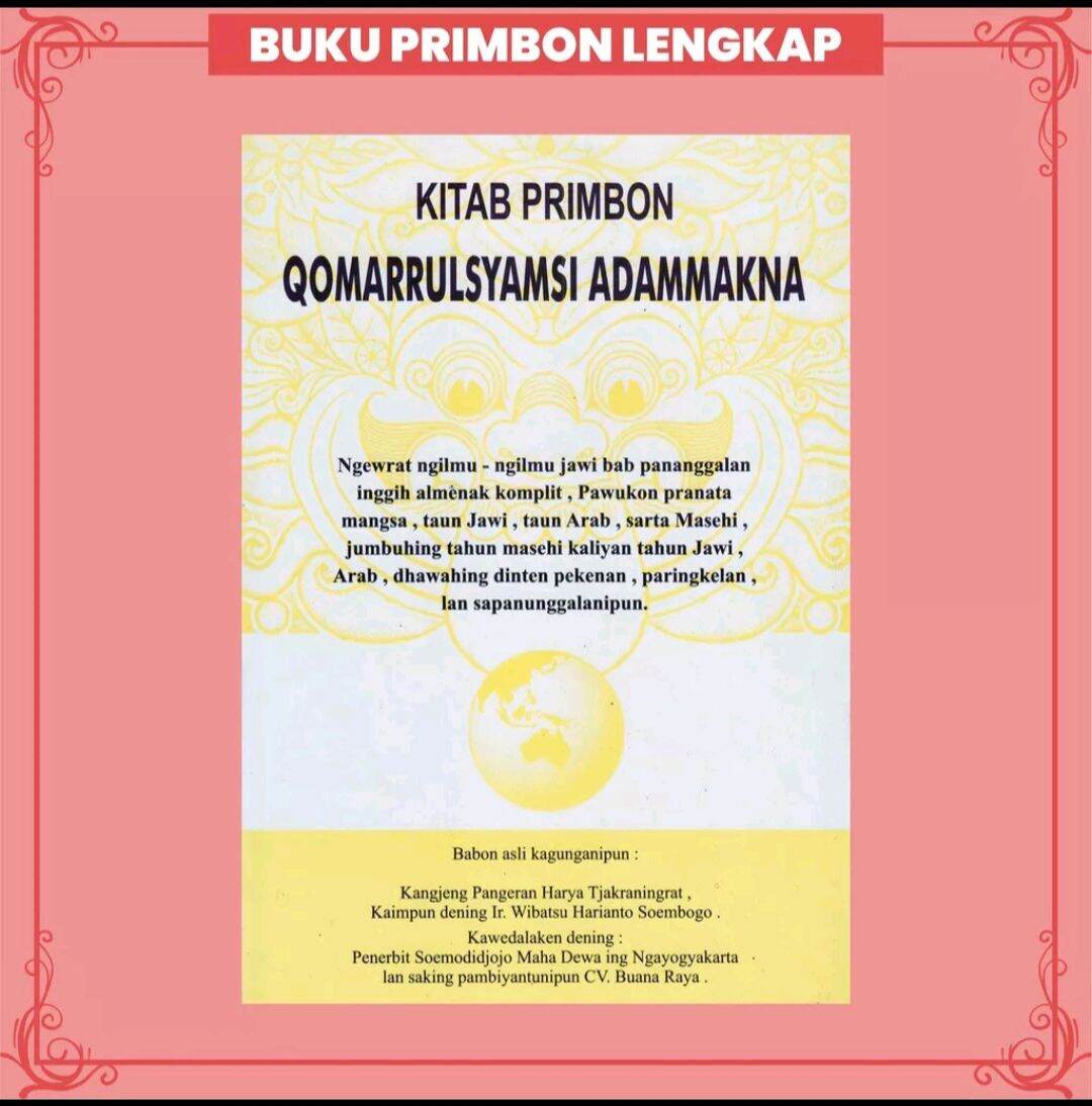 BUKU KITAB PRIMBON JAWA LENGKAP EDISI TERBARU | Lazada Indonesia