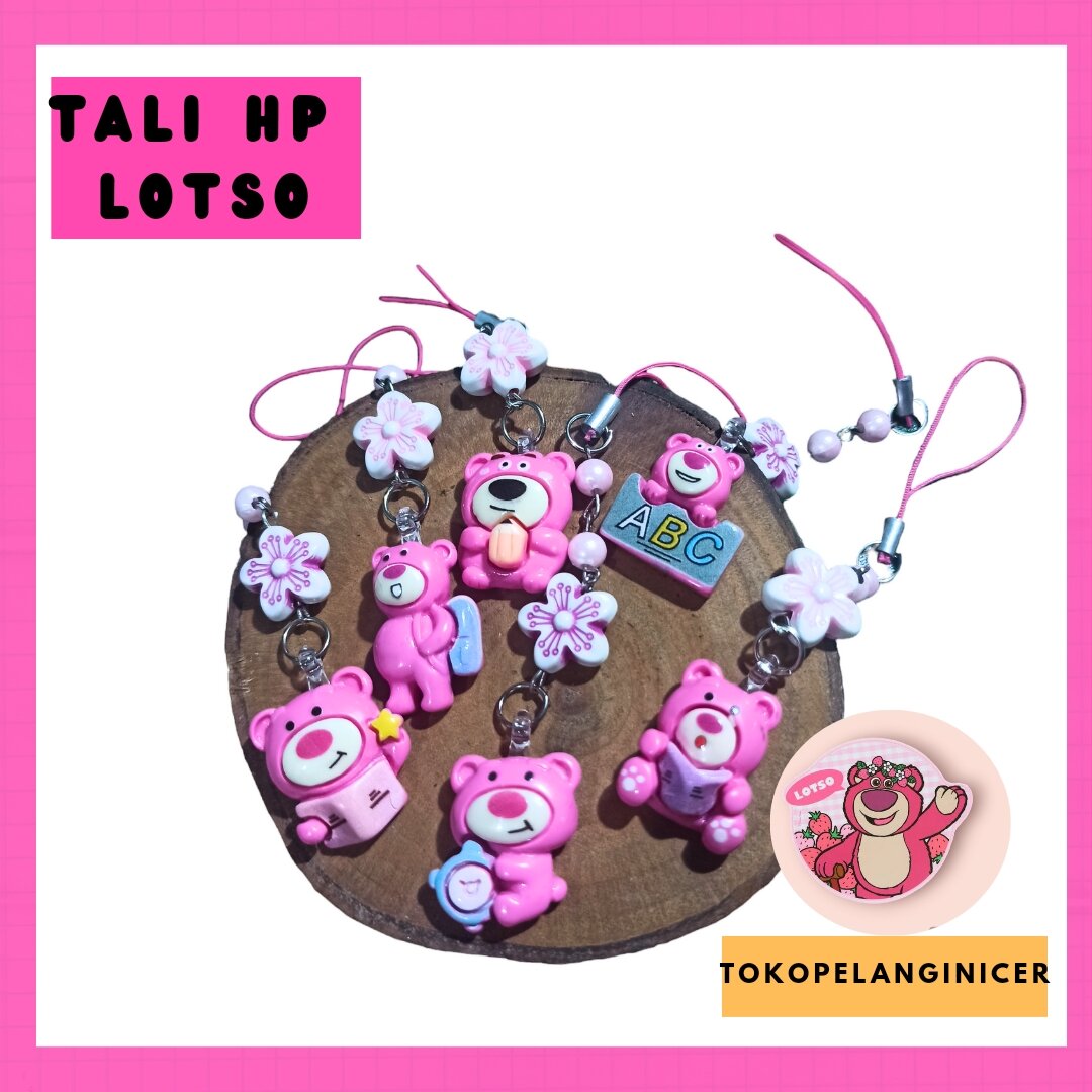 Tali Hp Gantungan HP Lotso Simpel/Strap hp/tali hp estetik / tali hp ...