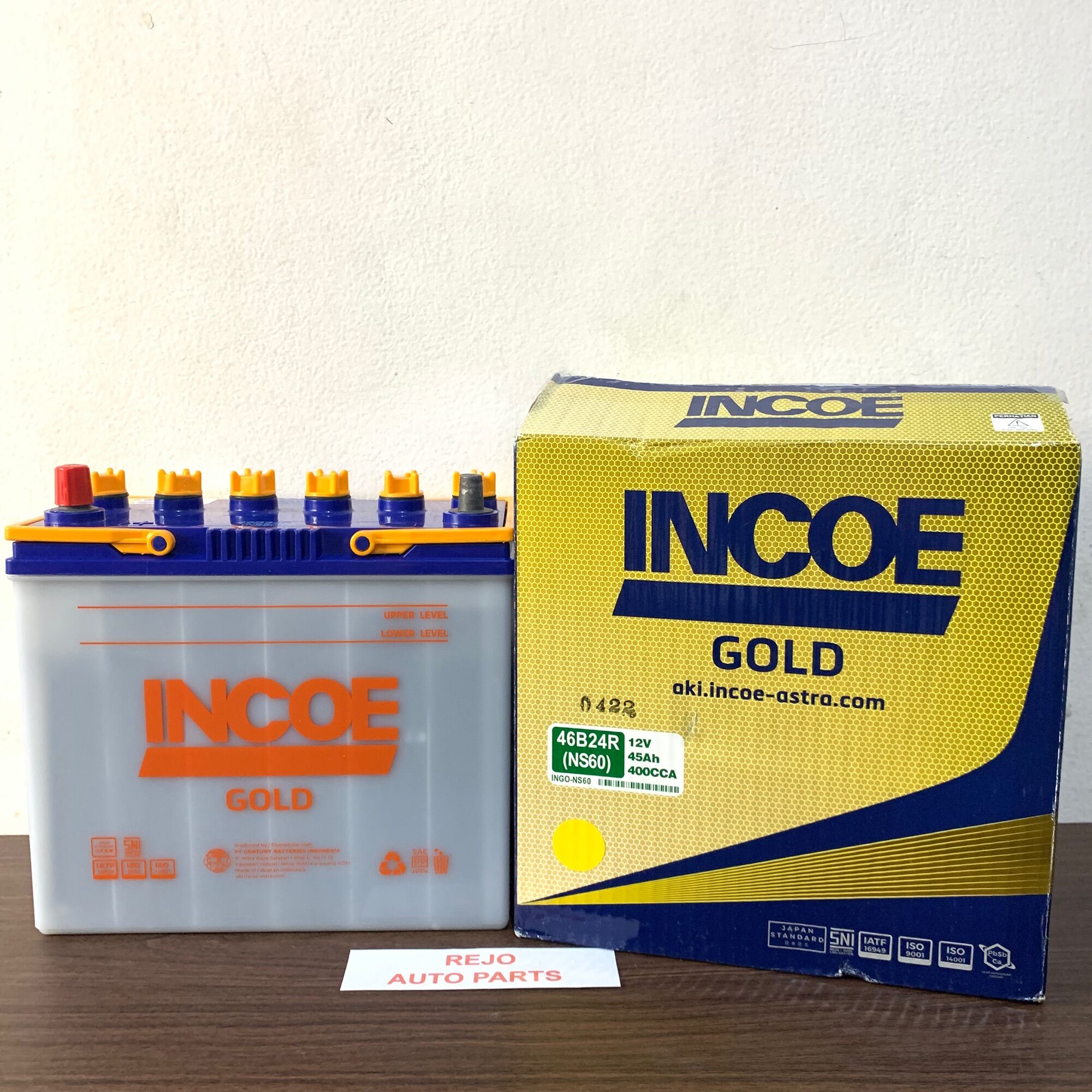 Aki Incoe Gold NS-60, NS-60L & NS-60L(S) | Lazada Indonesia