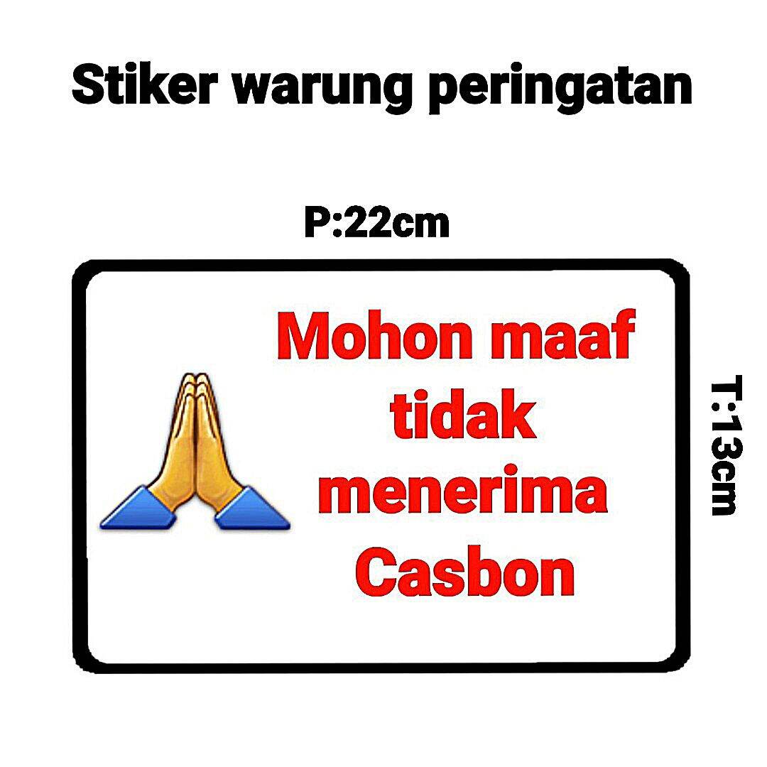 Jual stiker warung atau dagangan | Lazada Indonesia