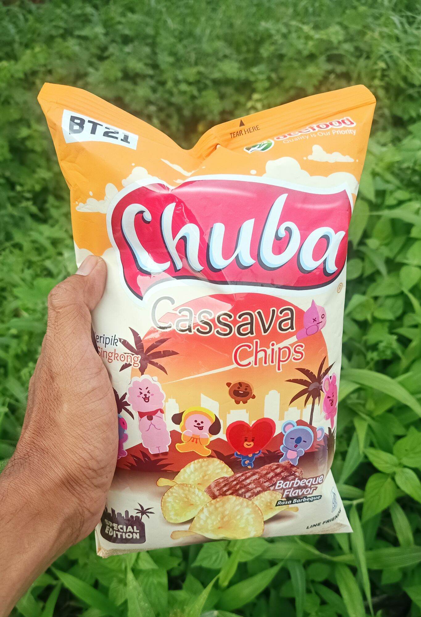 Chuba BT21 | Chuba Cassava Chips BT21 Special Edition 140G | Lazada ...