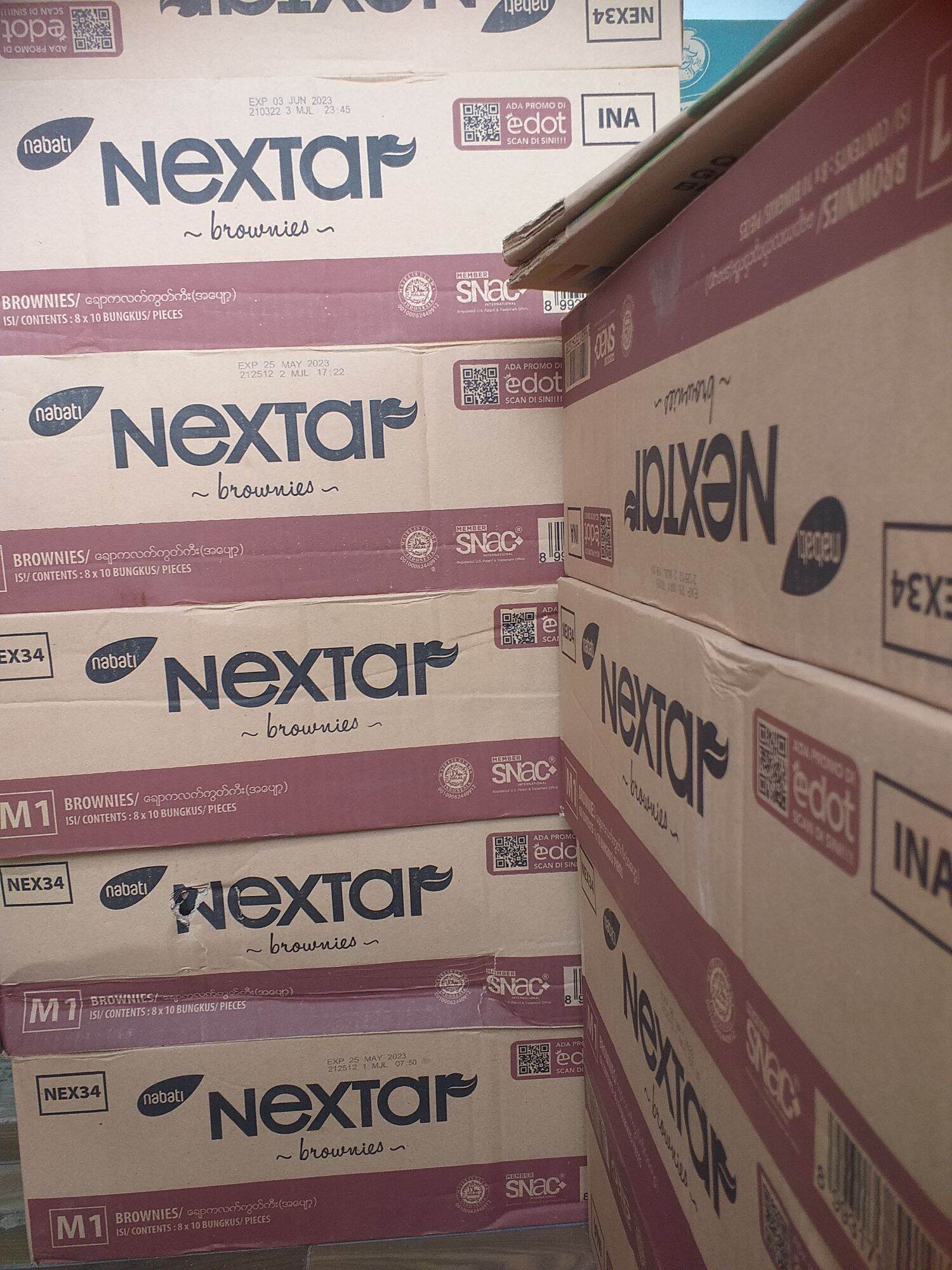 NEXTAR COKLAT 1 DUS ISI 8 BOX BROWNIS NABATI | Lazada Indonesia