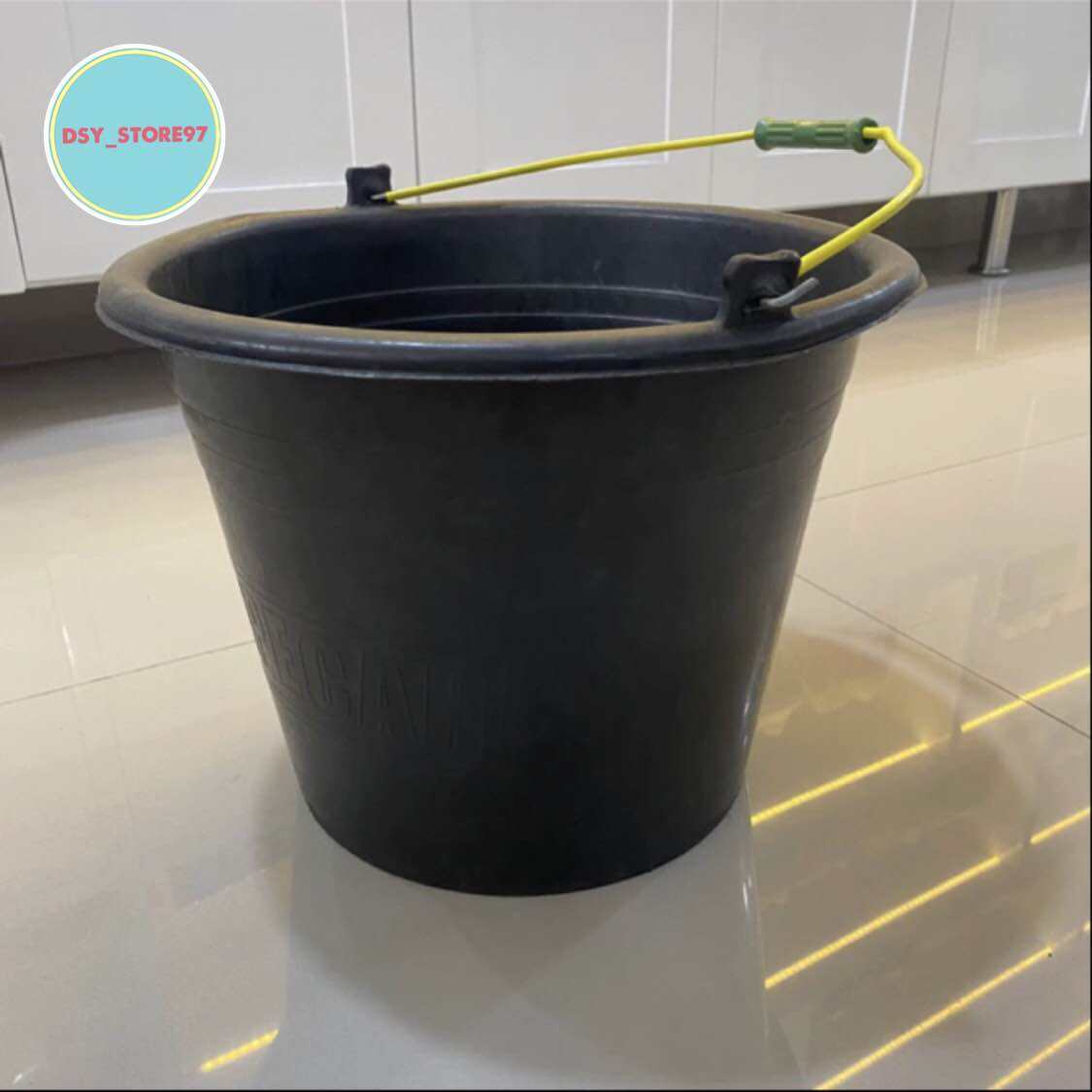 Ember cor hitam 22 / ember serbaguna murah / ember proyek bangunan ...
