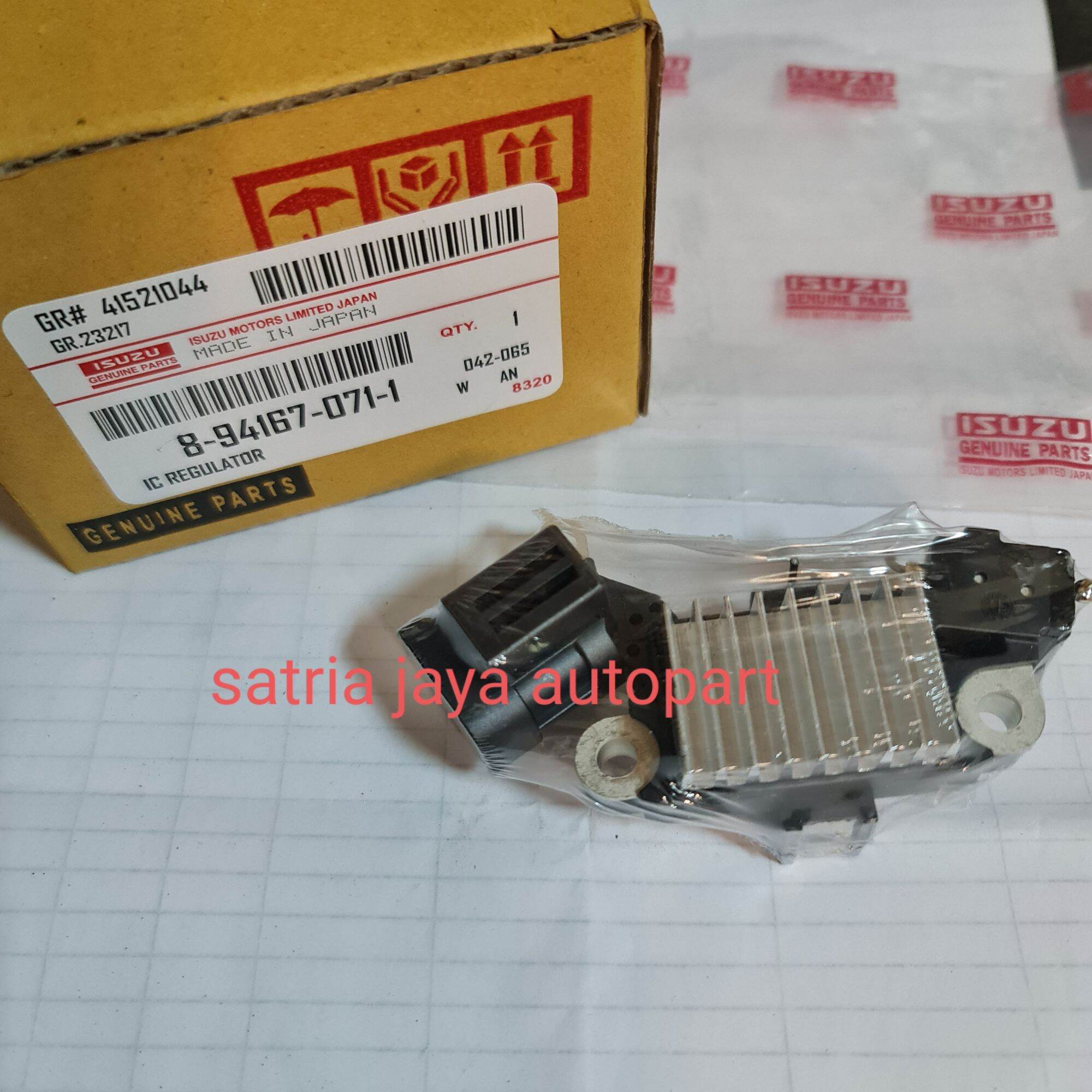 IC REGULATOR, IC ALTERNATOR,IC DINAMO CAS ISUZU NKR71 NMR71 K2 24V VOLT ...