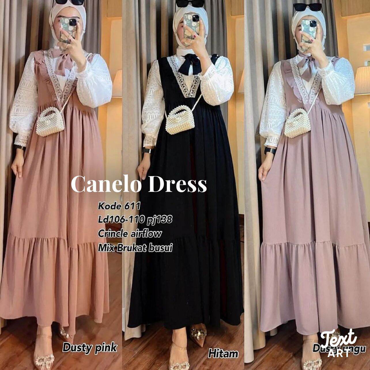 CANELO DRESS READY JUMAT 135rb LABEL MADANI | Lazada Indonesia