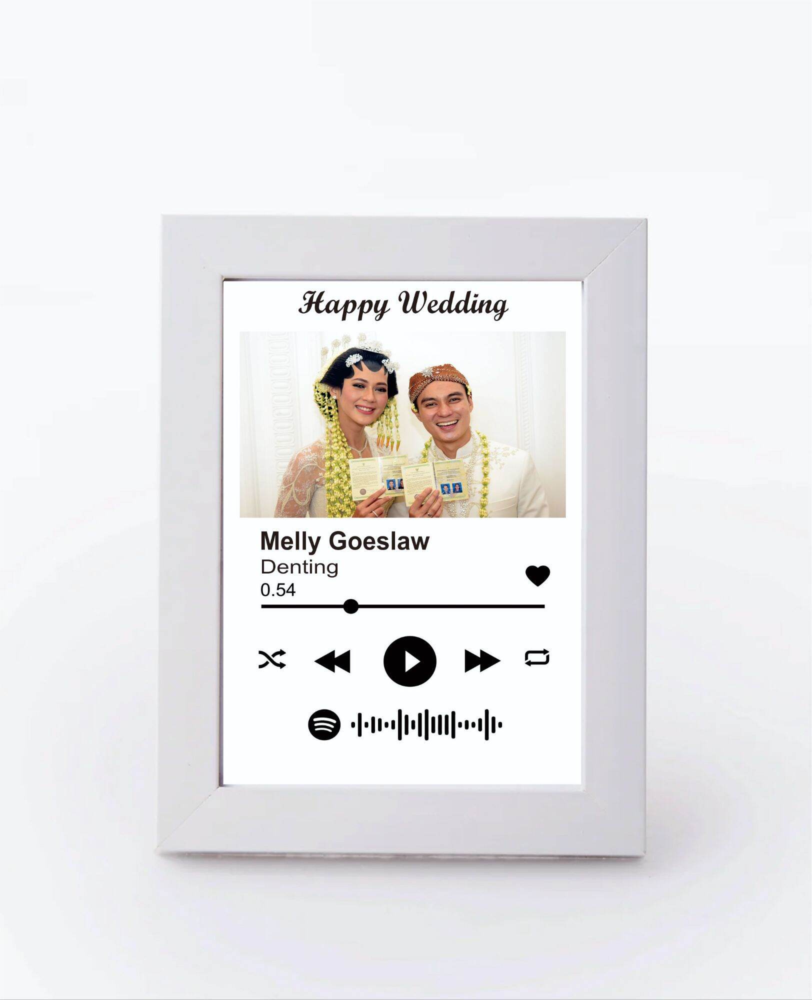 SPOTIFY MUSIC FRAME /BINGKAI SPOTIFY/BINGKAI FOTO/KADO WISUDA ...