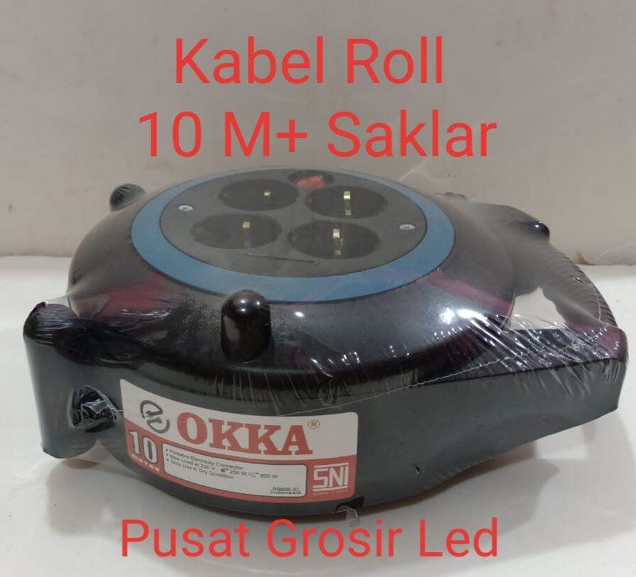 Kabel Roll 10 Meter Full Visto Dan okka / Box Kabel 10 Meter / Rolan ...