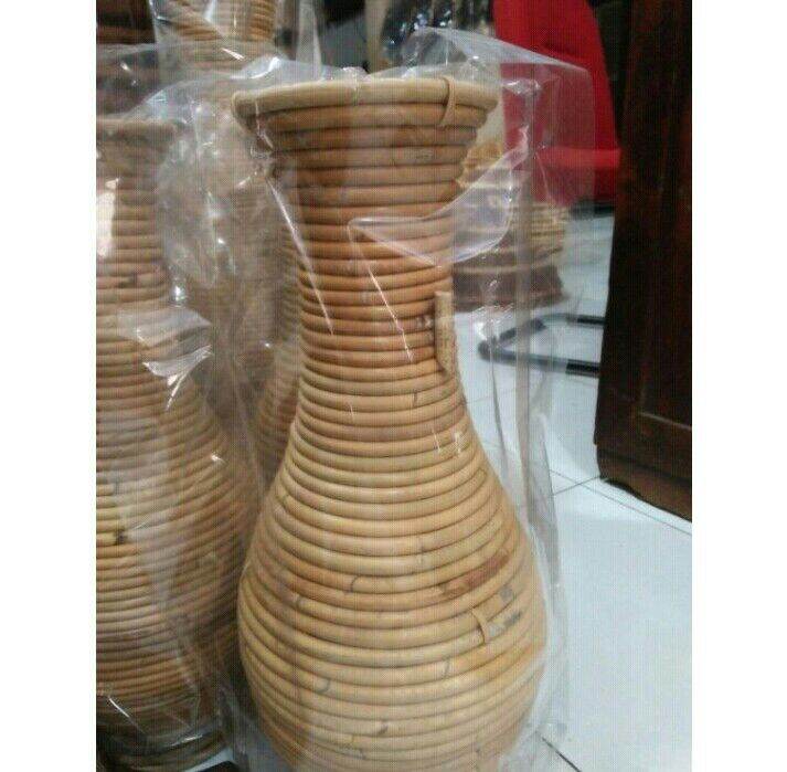 Vas Pot Guci tempat bunga ROTAN Size 70CM | Lazada Indonesia