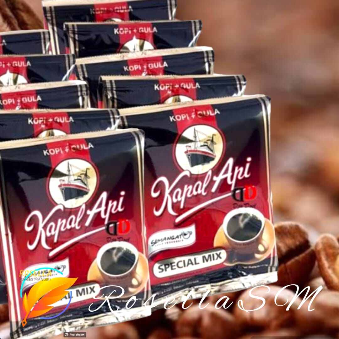 Kapal Api Kopi Hitam Special Mix Renceng (10 sachet x 24 gram) | Lazada ...