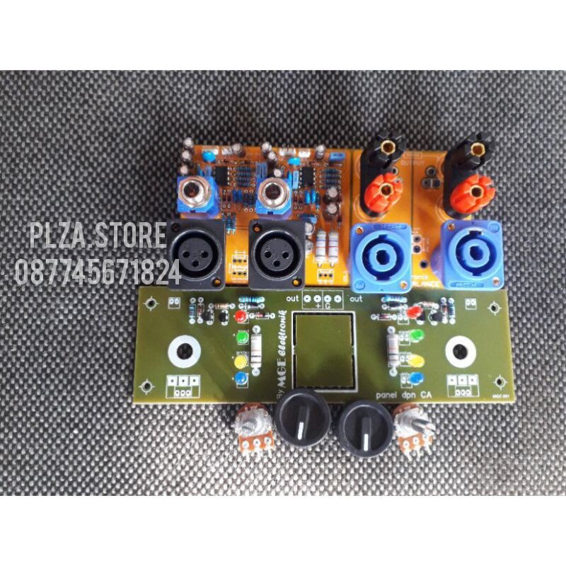 Kit panel depan belakang power amplifier CA series seperti CA5 CA10 ...