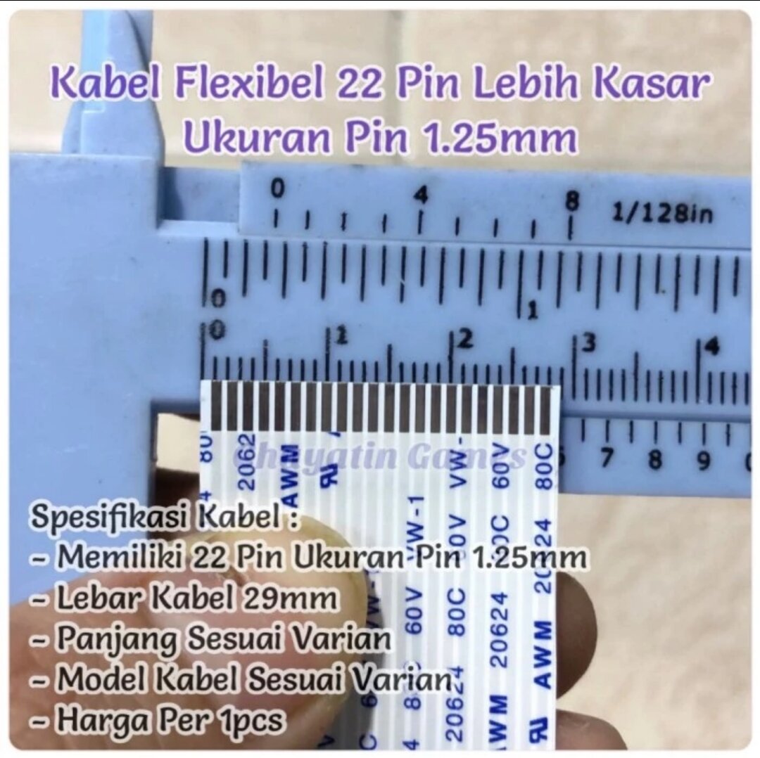 Kabel Fleksibel 22 Pin Ukuran Pin 1.25mm | Lazada Indonesia