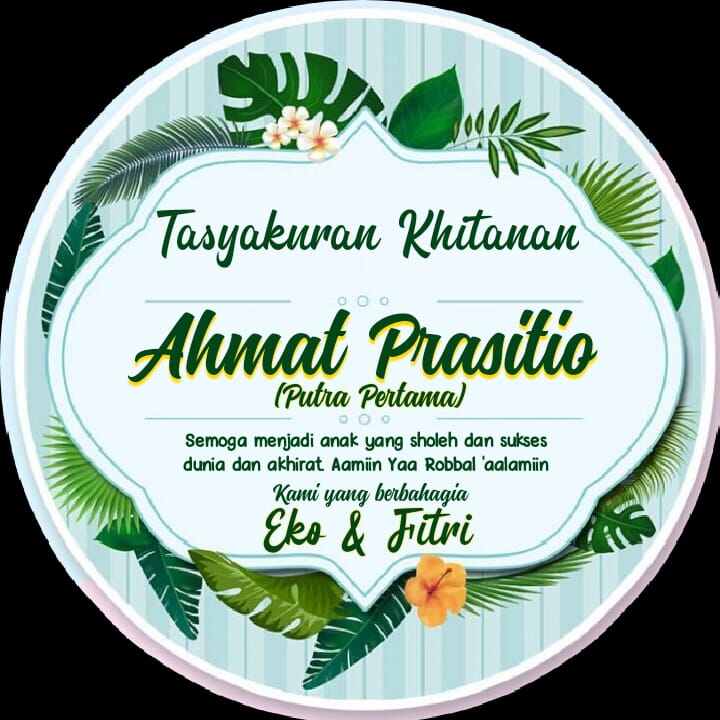 (50 Lembar) STIKER LABEL SYUKURAN KHITANAN - AQIQAH | Lazada Indonesia