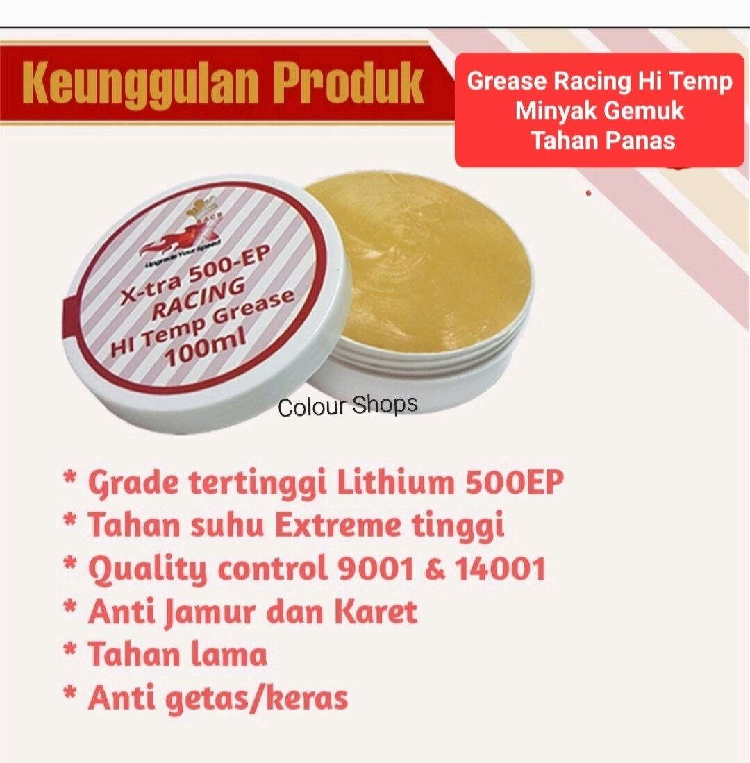 Grease Cvt Racing Hi temp Tahan Panas 100ml Minyak Gemuk Racing Resing ...