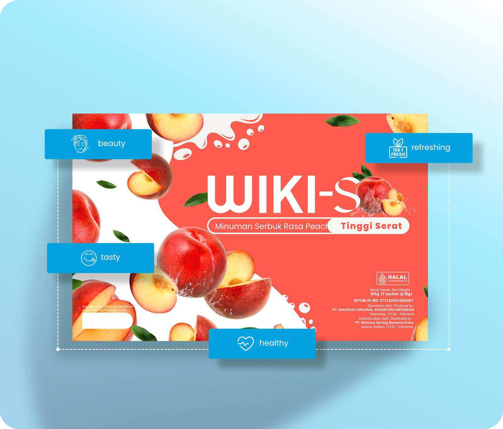 WIKINARA WIKI S PAKET 5 sachet minuman fiber collagen probiotik minuman ...