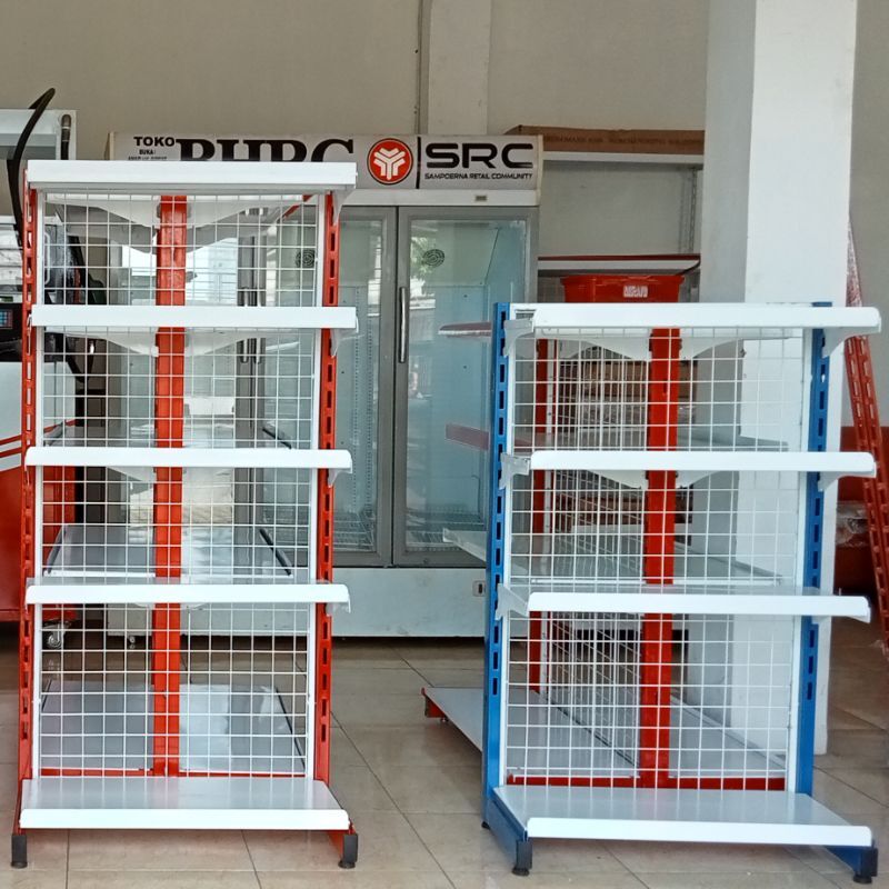 RAK TOKO MINIMARKET SUPERMARKET SINGLE STARTING TINGGI 120 / 150 / 170 ...