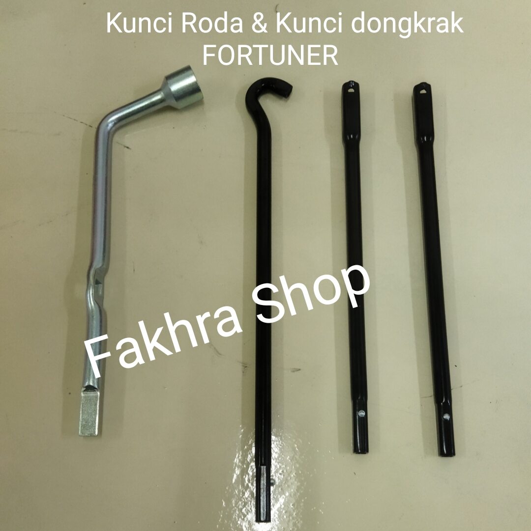 Kunci Roda mobil Fortuner & Putaran Dongkrak ( pelepas ban serep ...