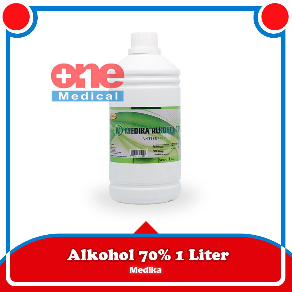 Medika Alkohol 70% Standar Medis 1 Liter | Lazada Indonesia