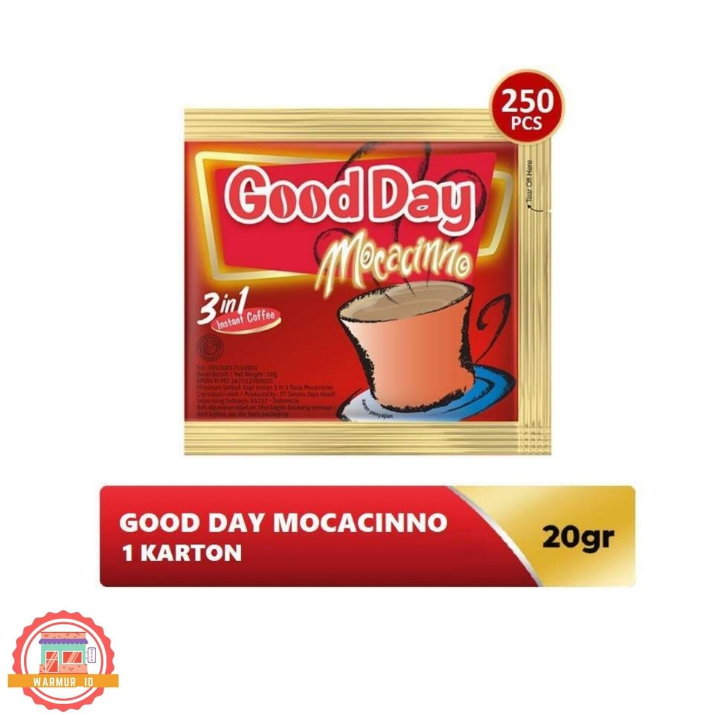 Good Day Mocacinno 3 in 1 Kopi Instan 1 Dus isi 250 pcs | Lazada Indonesia