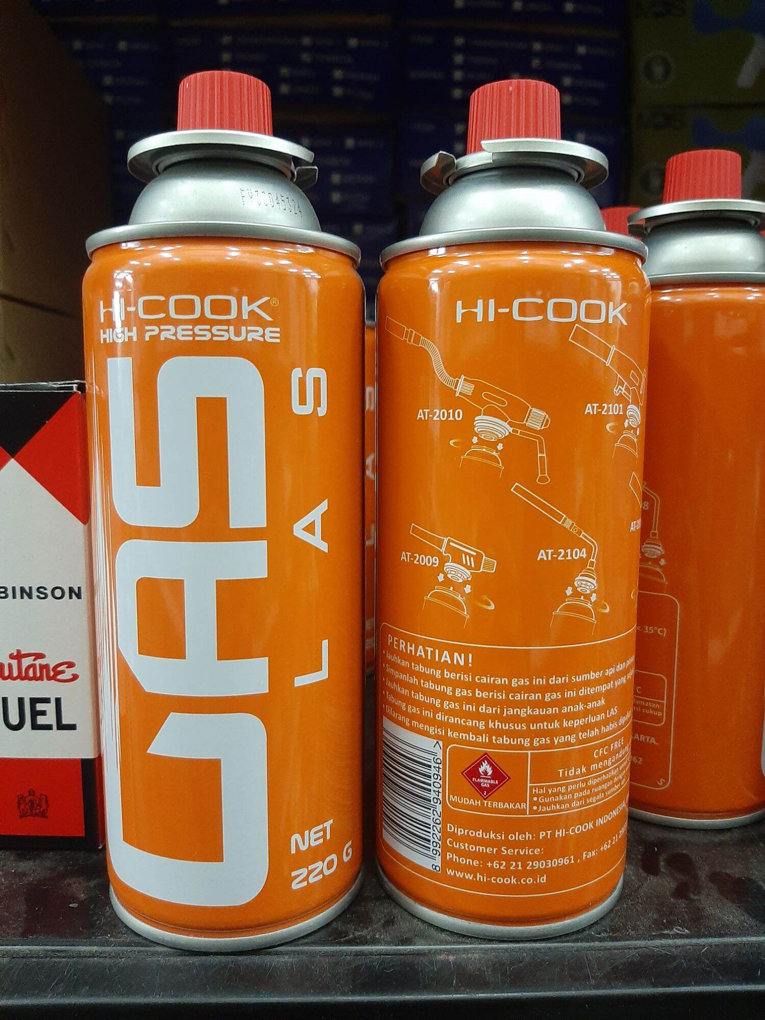 Hi Cook Hicook Supercook Gas Kaleng Kompor / Las Portable | Lazada ...