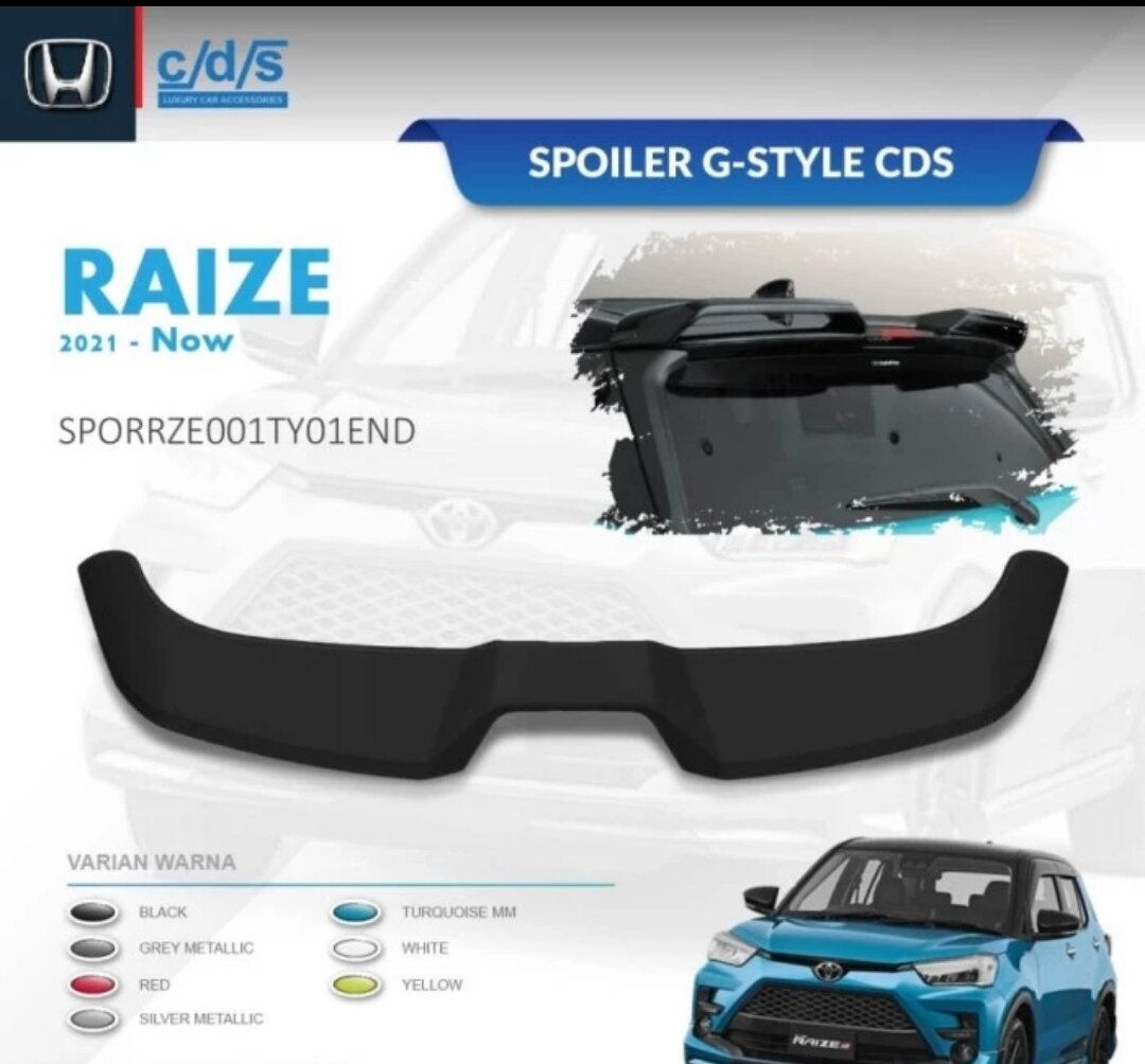 Spoiler Raize Rocky plastik | Lazada Indonesia
