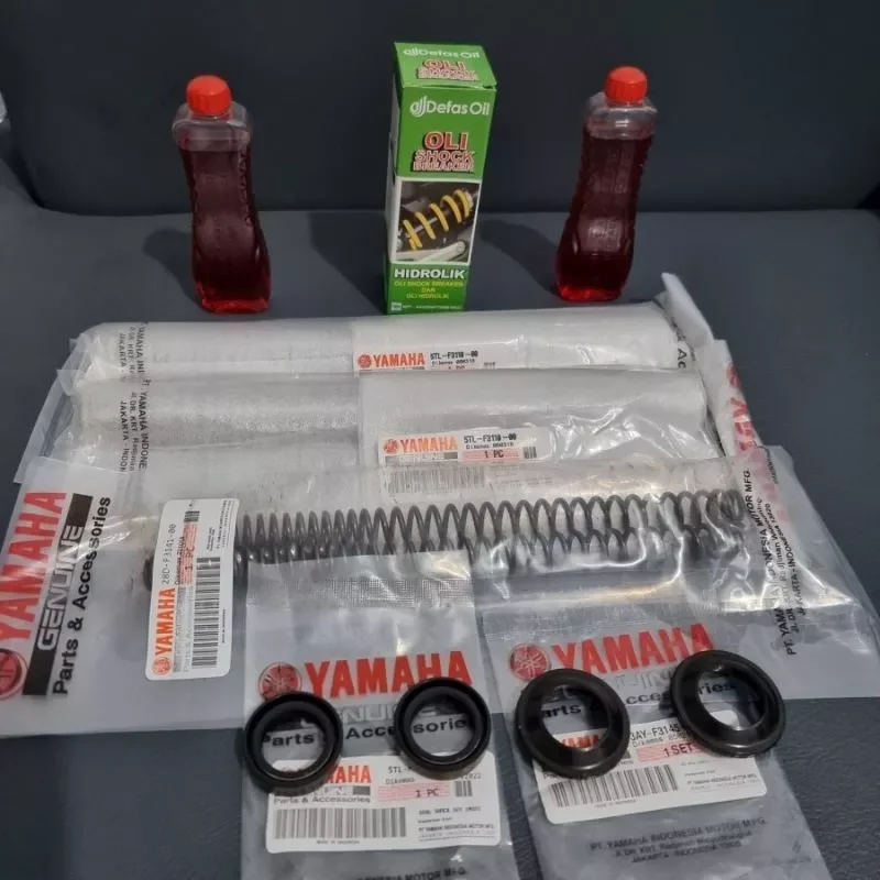PAKET AS SHOCK DEPAN SOK DEPAN KOMPLIT YAMAHA MIO 5TL MIO LAMA OLD ...