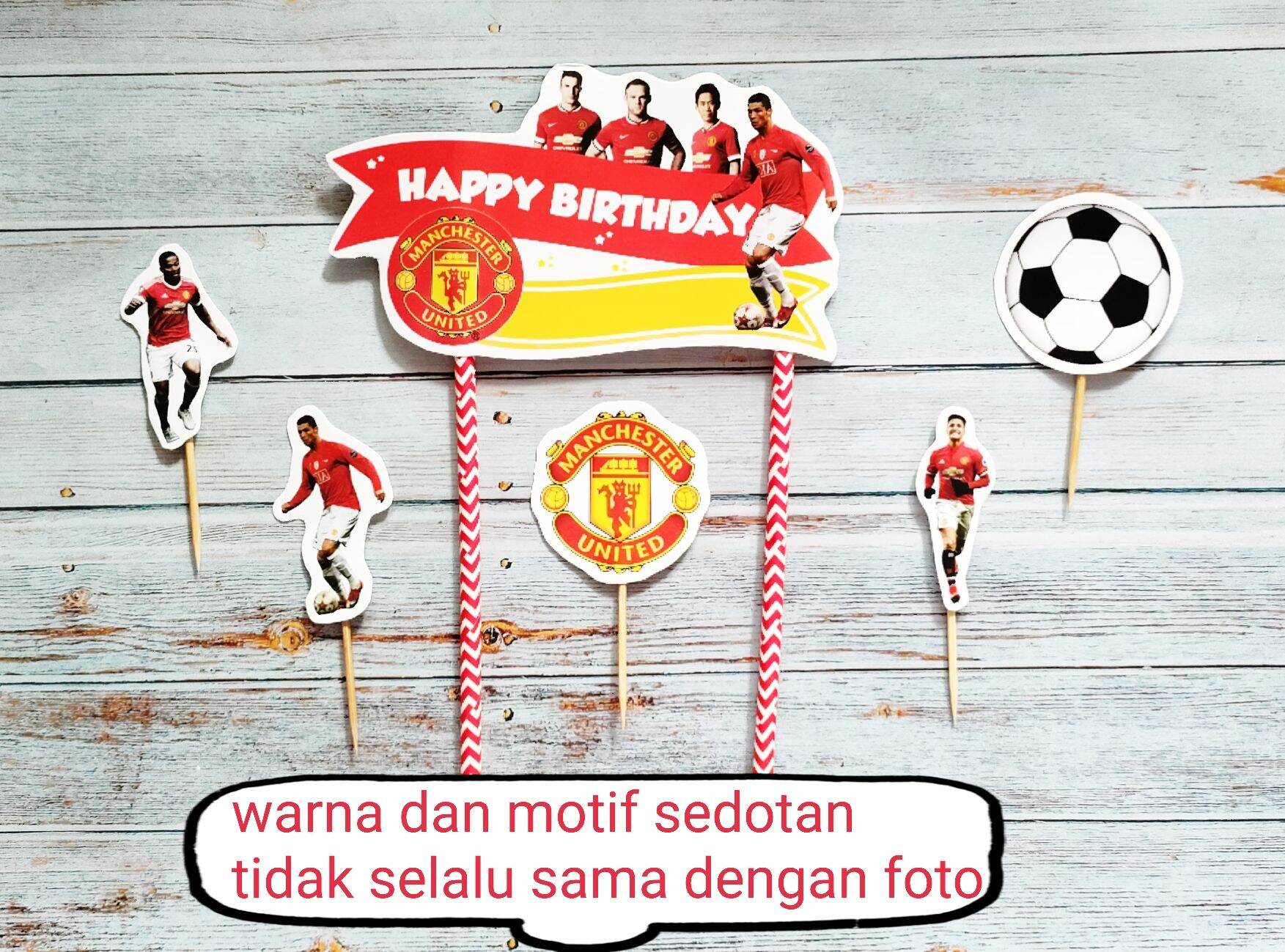 topper toper hiasan tusukan kue cake nasi tumpeng happy birthday ulang ...