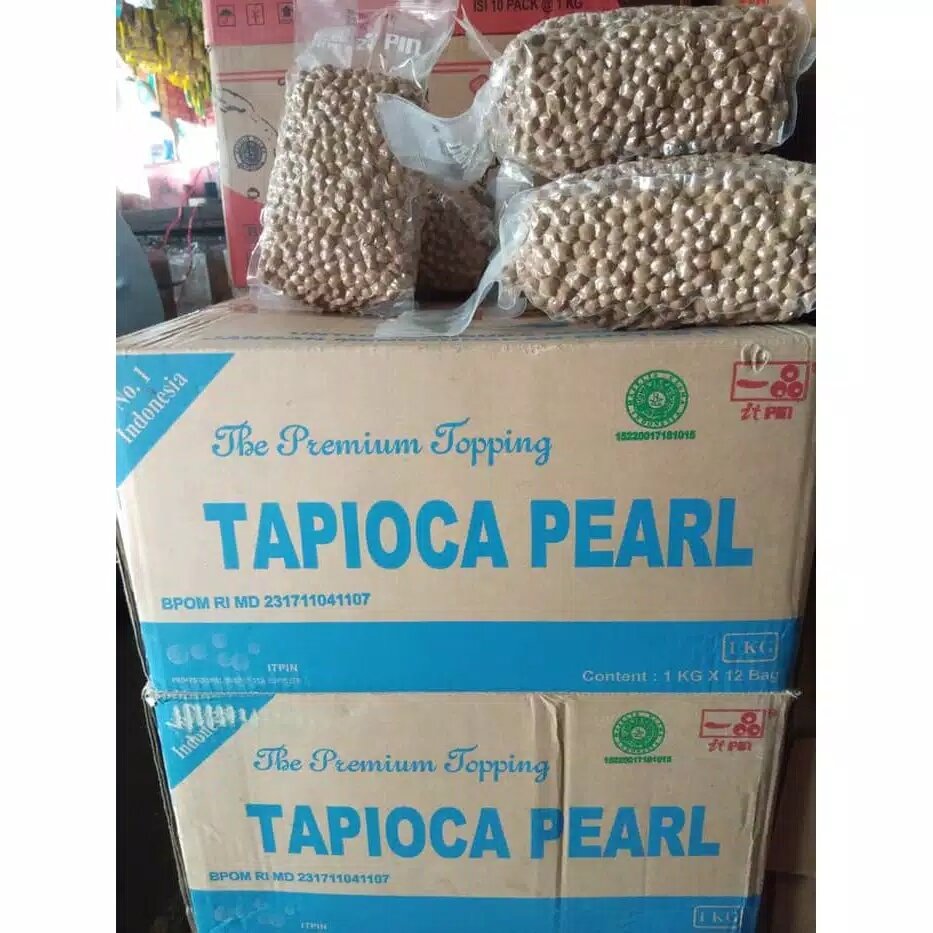 Tapioca Pearl Bubble Drink 1 Dus Isi 12 Merk ITPIN Kualitas Premium | Lazada Indonesia
