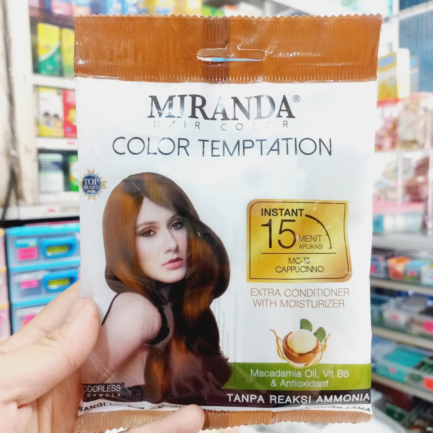 [TERBARU] MIRANDA BROWN COLOR TEMPTATION / PEWARNA RAMBUT WANGI LEMBUT ...