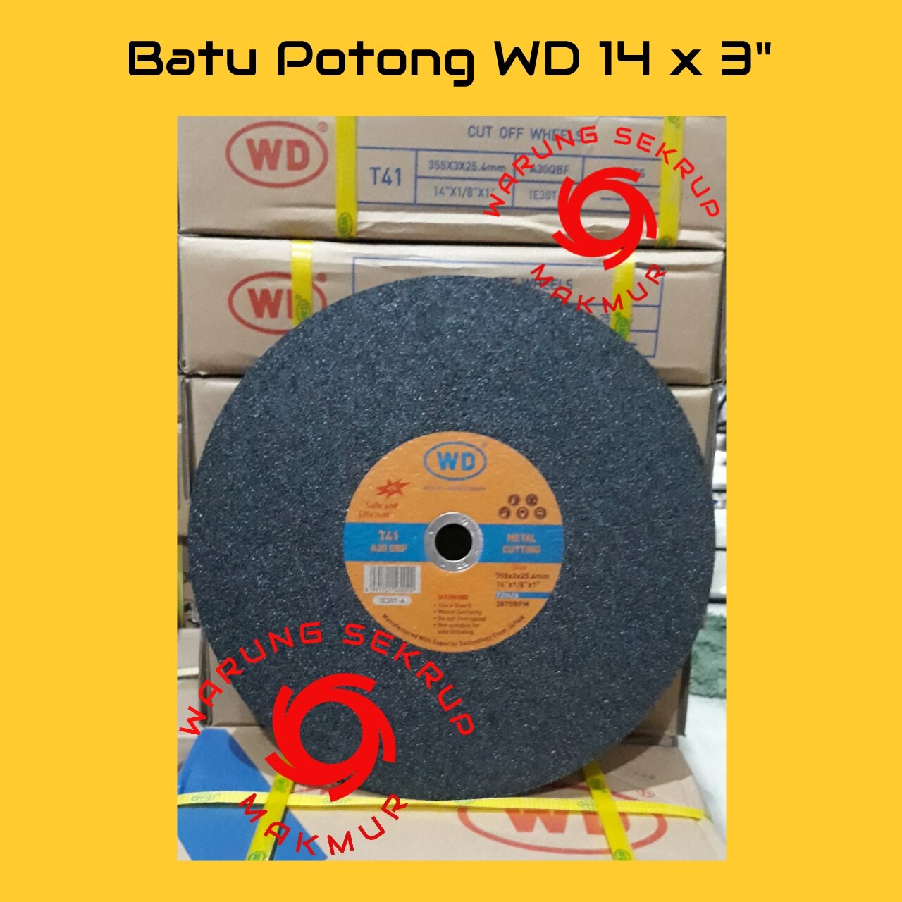 Batu Potong WD 14" Gerinda Original / Batu Gerinda Potong WD 14 inch ...