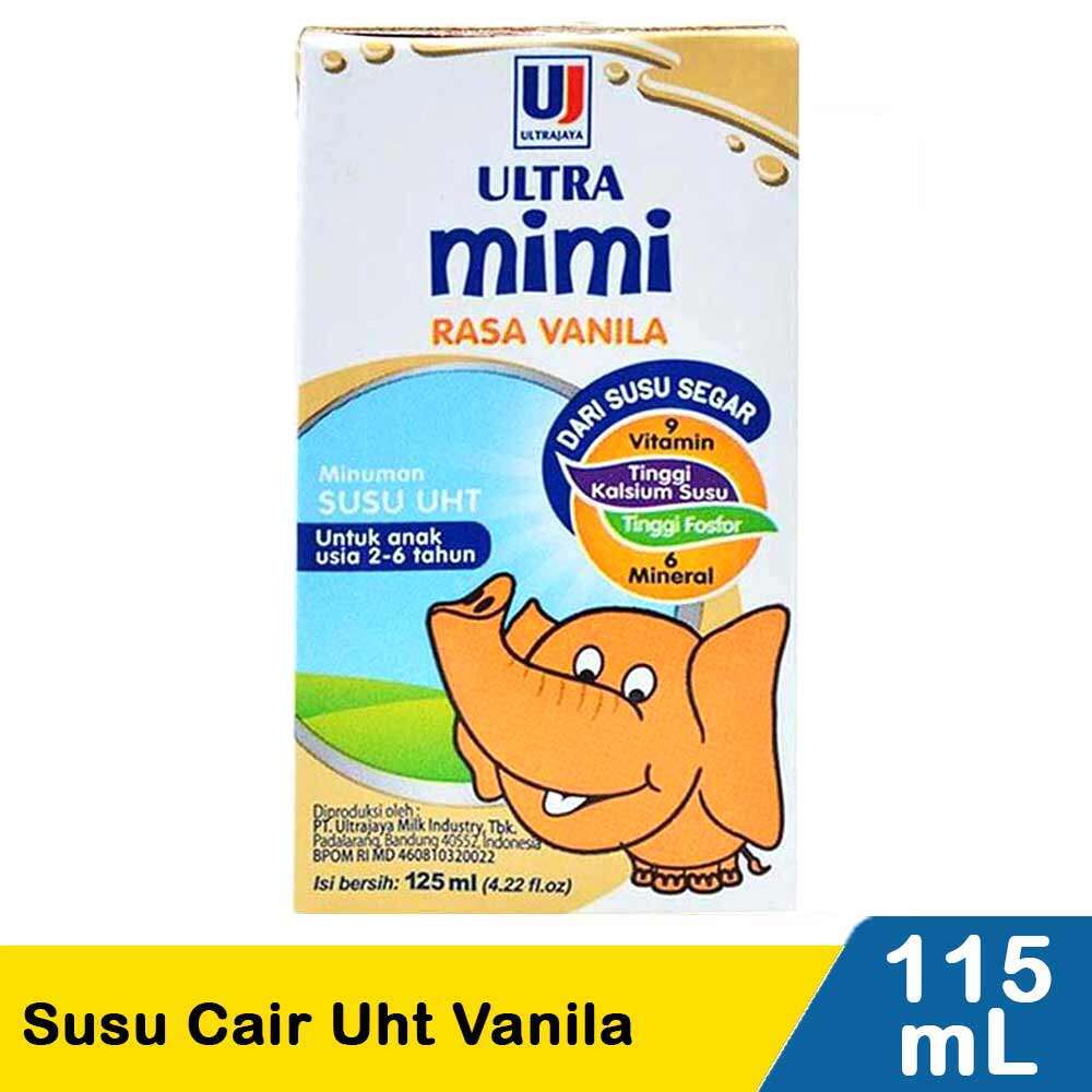 Ultra Mimi susu UHT vanila 115ml x 10pcs | Lazada Indonesia