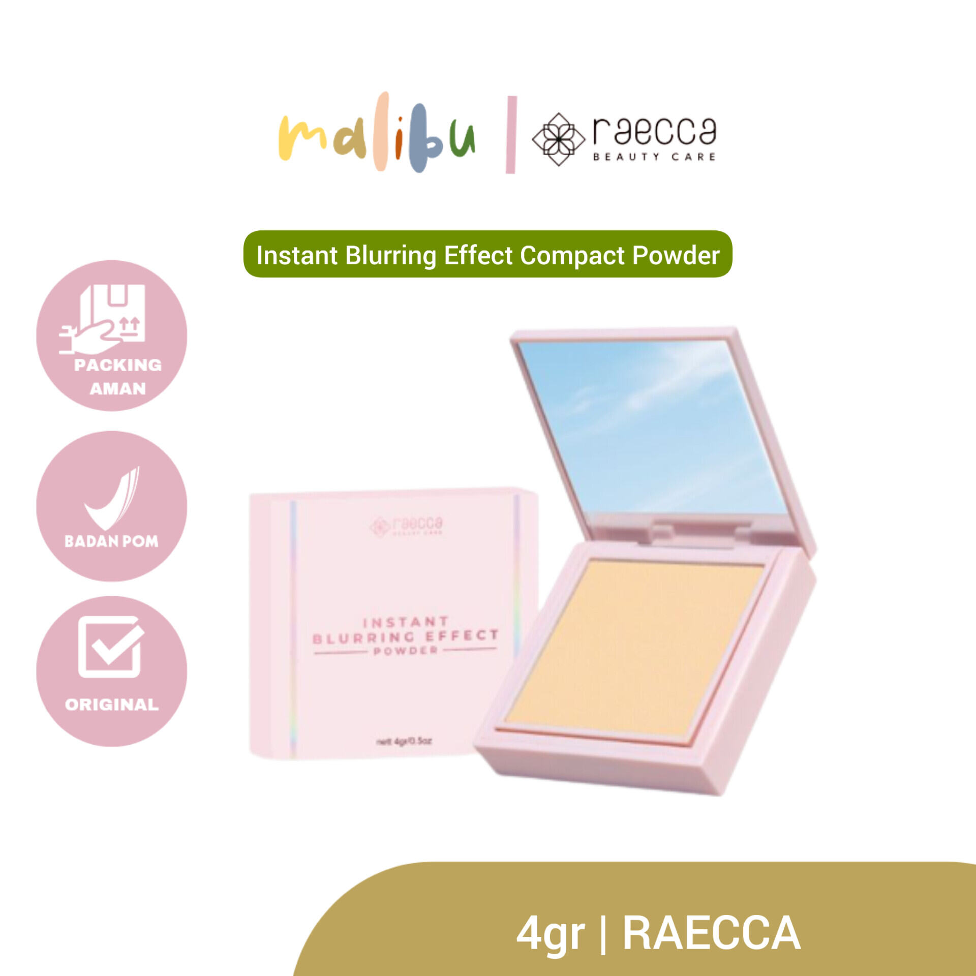 INSTANT BLURRING EFFECT COMPACT POWDER BY RAECCA | Lazada Indonesia