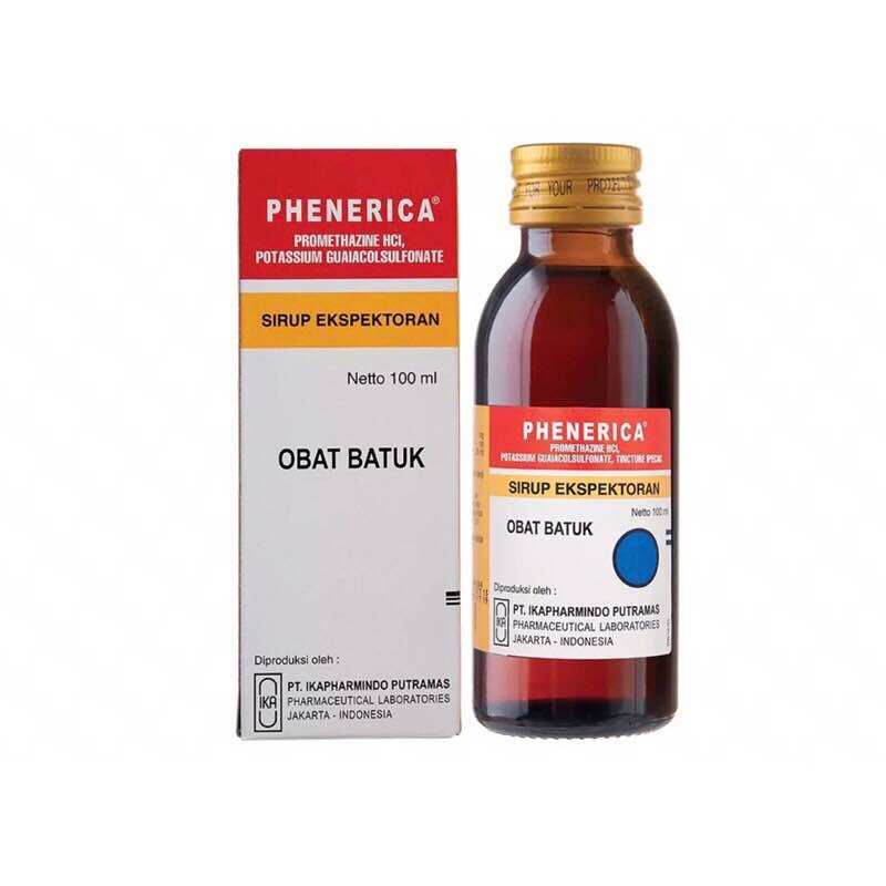 Phenrica Sirup Ekspektoran Obat Batuk 100ml | Lazada Indonesia